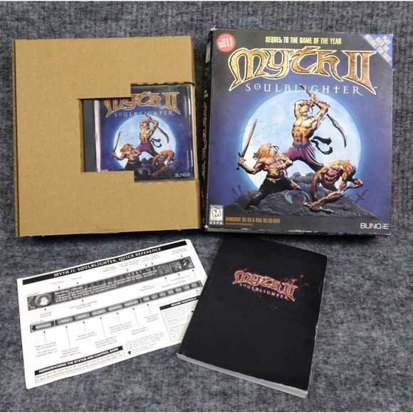 Video Games & Consoles | Myth Ii 2 Soulblighter 1998 Pc Cdrom Linux ...
